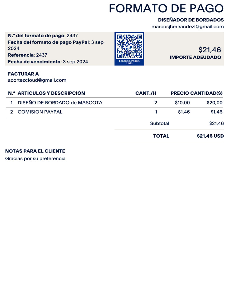 Invoice - 2437 | PDF