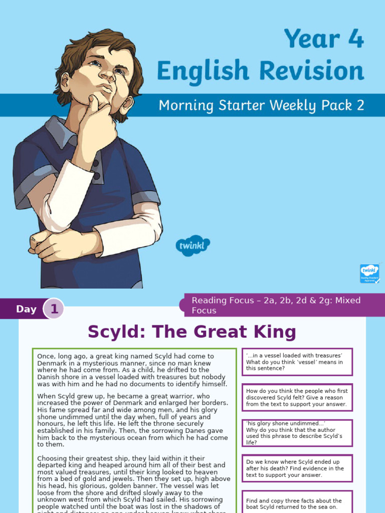 English Morning Starter Week 2 | PDF | Noun | Adjective