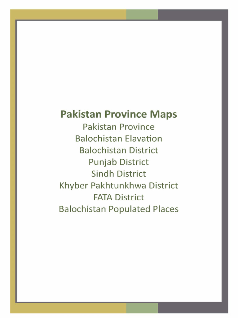 Pakistan Map | PDF