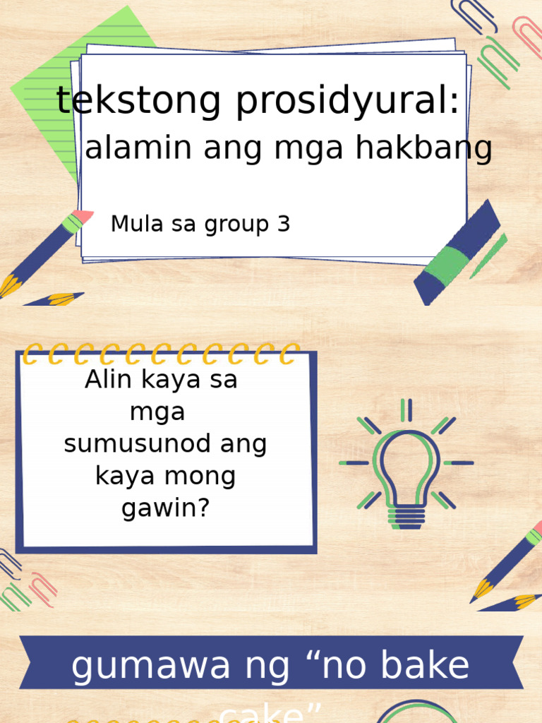 tekstong prosidyural | PDF