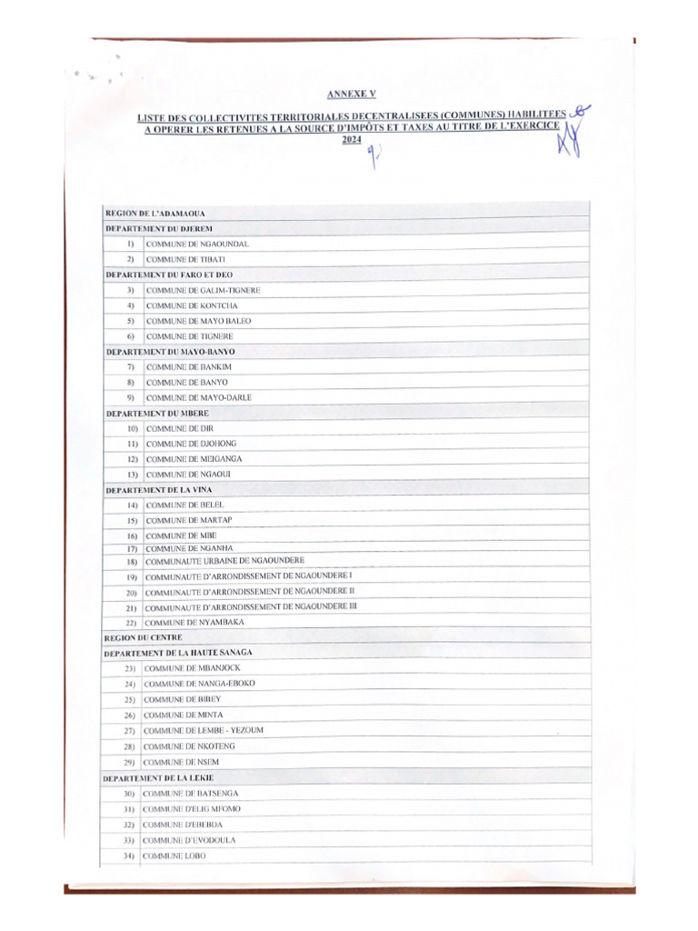 Annexe V | PDF