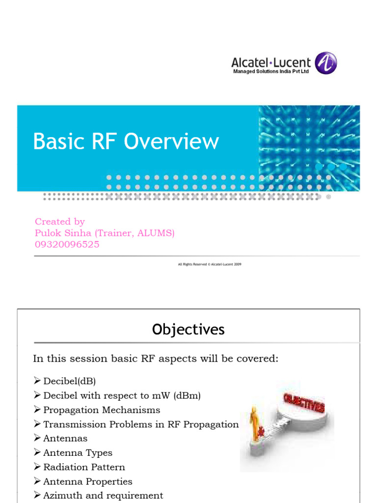 Basic RF Overview Basic RF Overview | PDF | Decibel | Antenna (Radio)