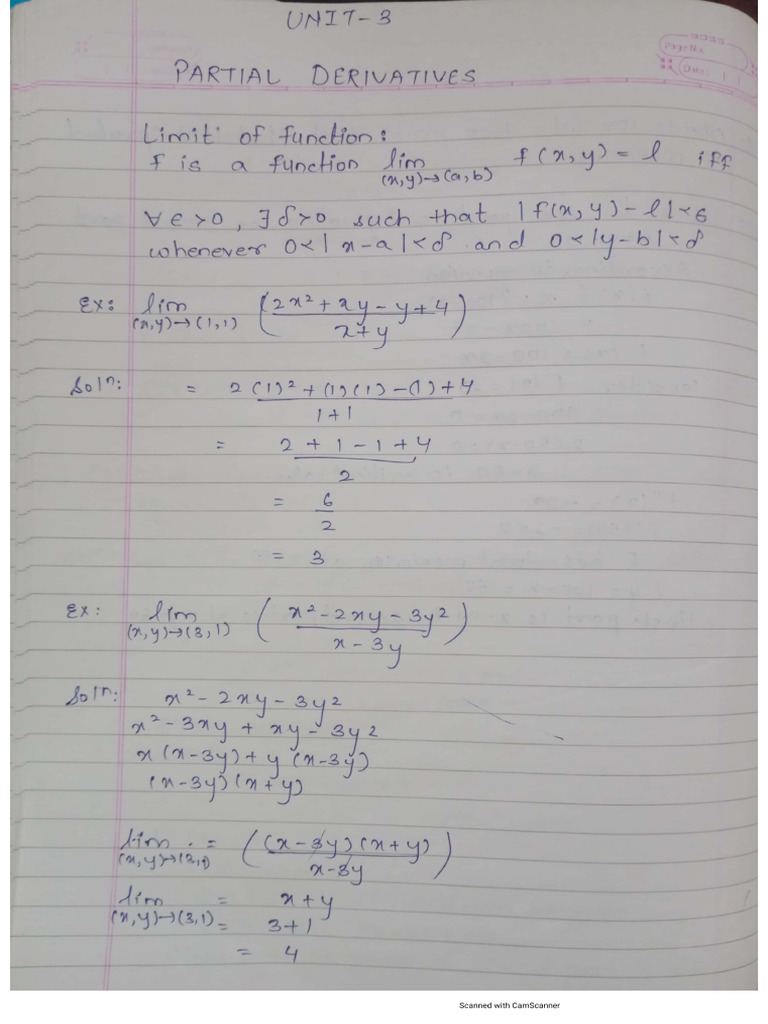 calculus unit 3 | PDF