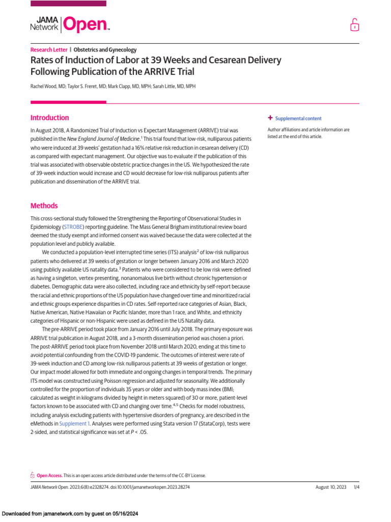 ARRIVE study CB rates | PDF | Body Mass Index | Race And Ethnicity In ...
