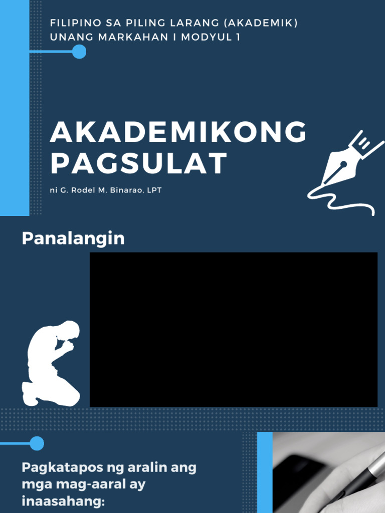 Akademikong Pagsulat | PDF