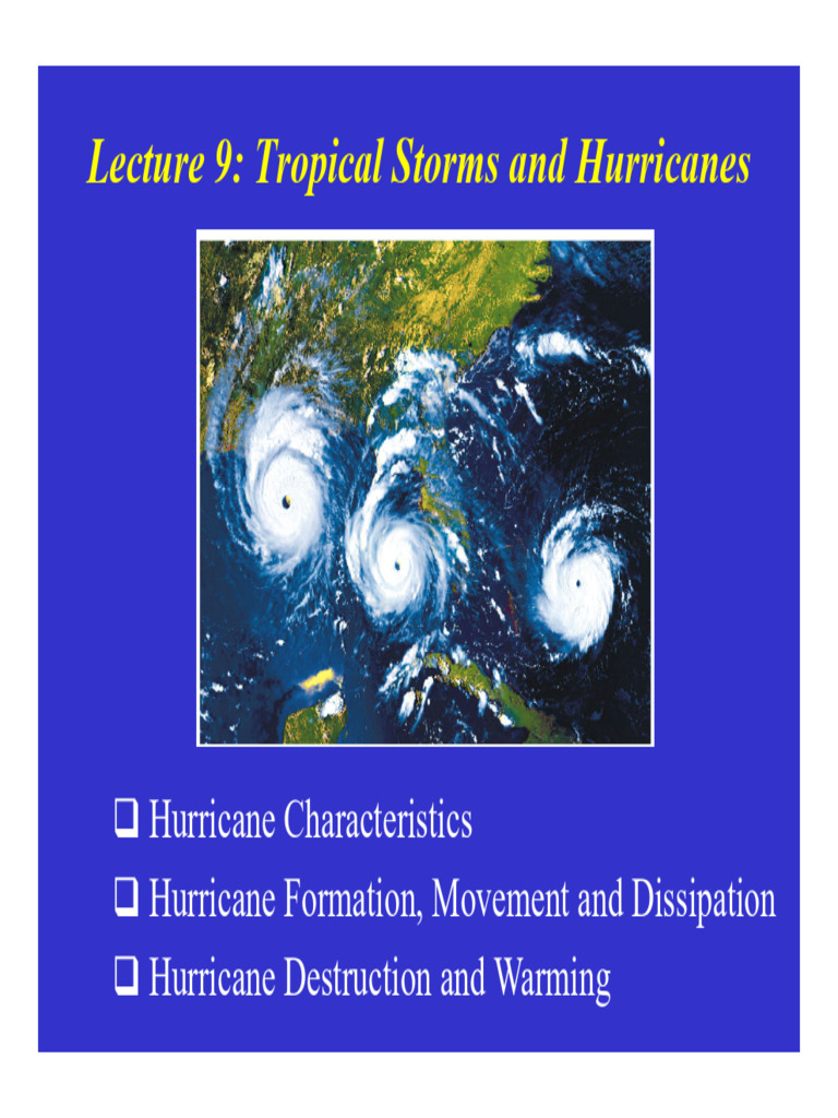 Understanding Hurricanes: Formation and Impact | PDF | Tropical ...