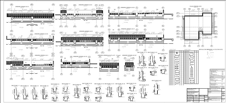 r07.Plan Armare Grinzi Cota +3.15_7 | PDF