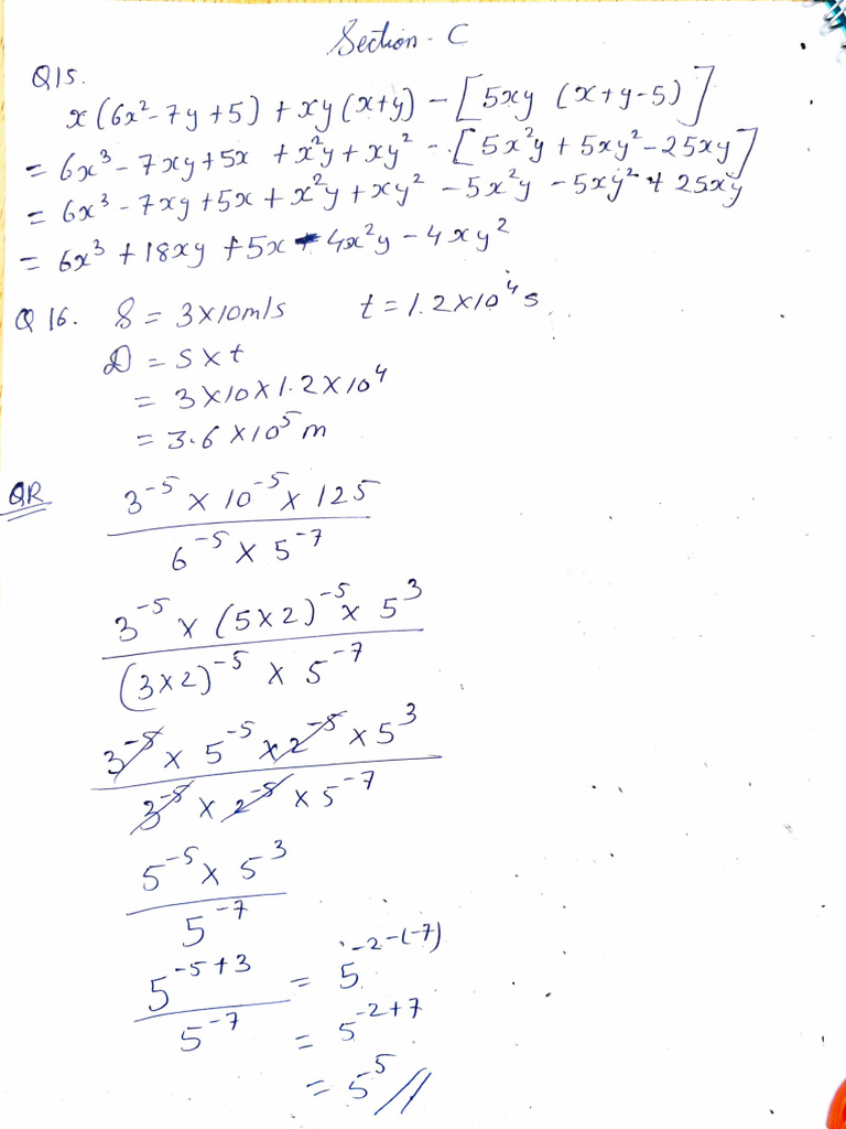 Algebraic Expressions and Equations | PDF