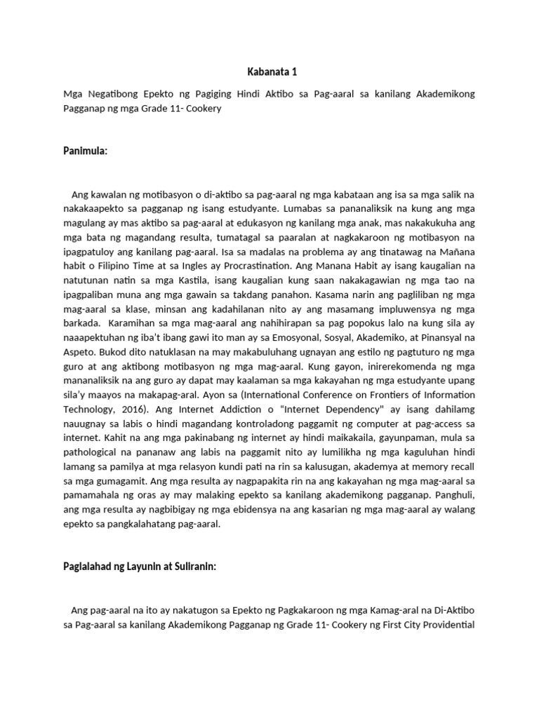 Research Pagbasa | PDF