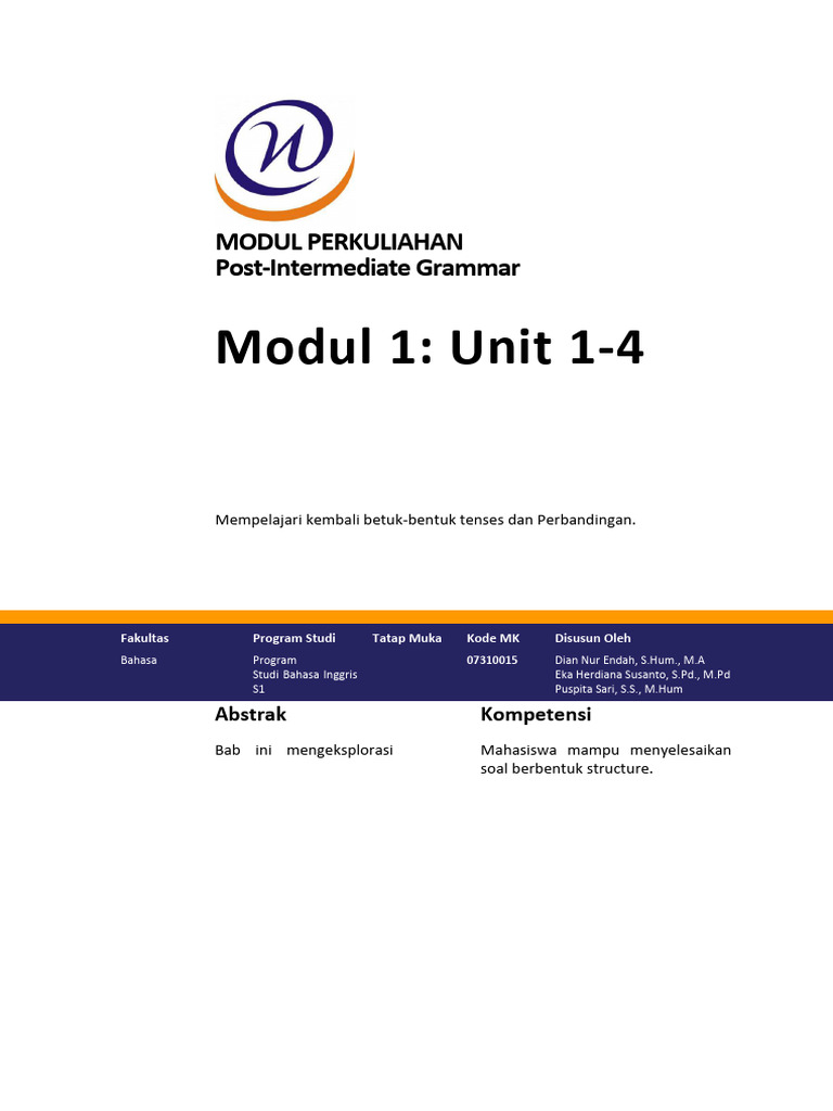 Post-Intermediate English Grammar Guide | PDF | Verb | Syntax
