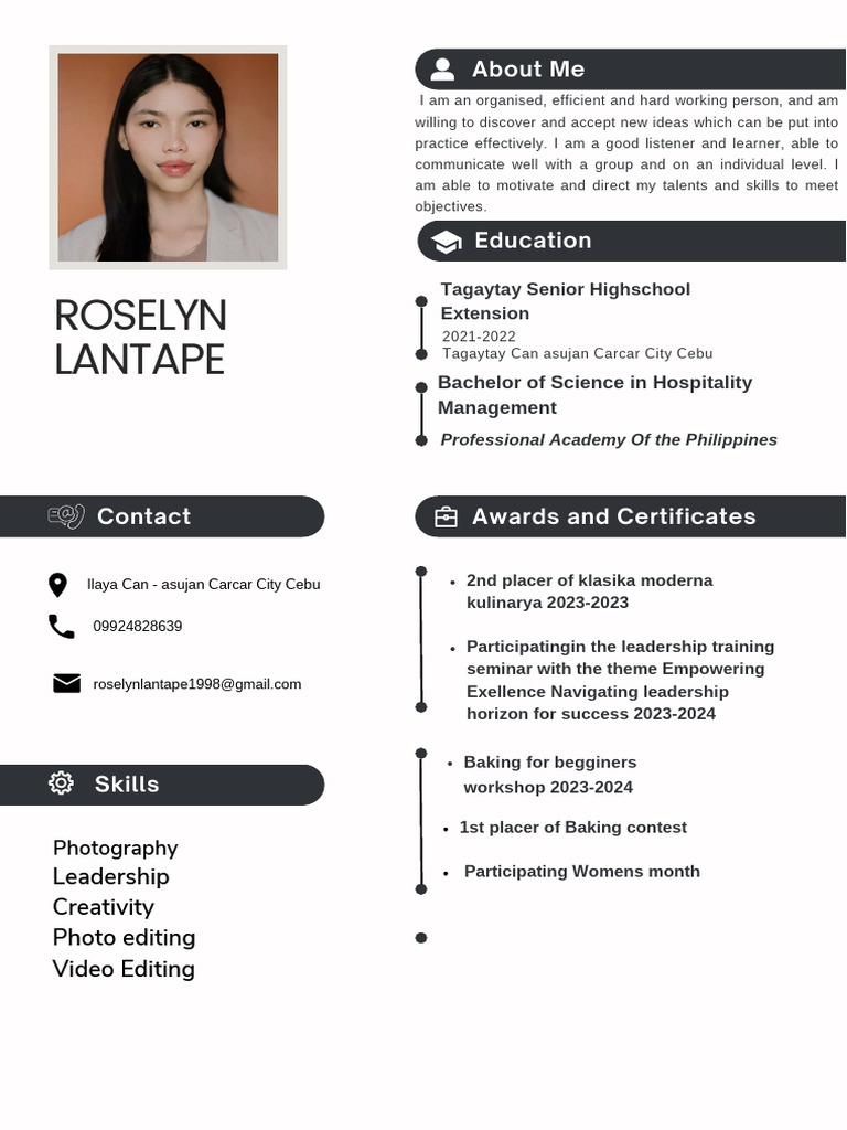 Roselyn Lantape's Professional Profile | PDF