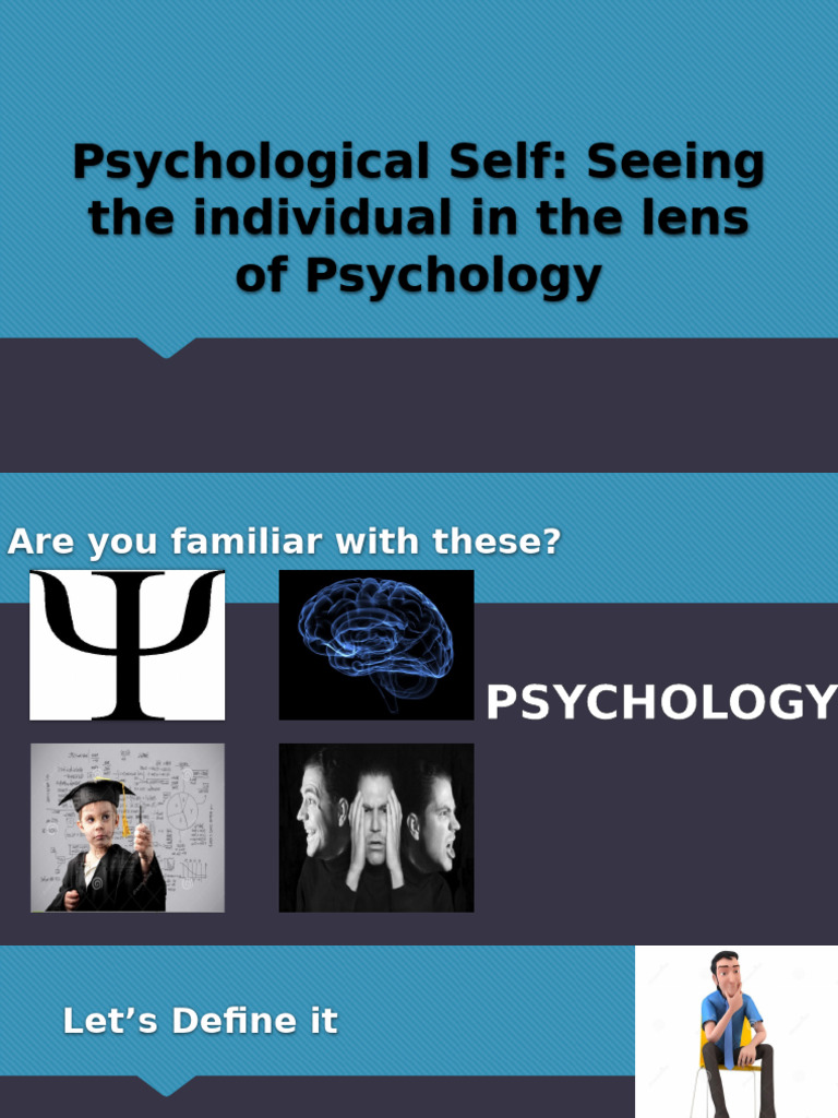CHAPTER 4 Psychological Self | PDF | Self Actualization | Psychology