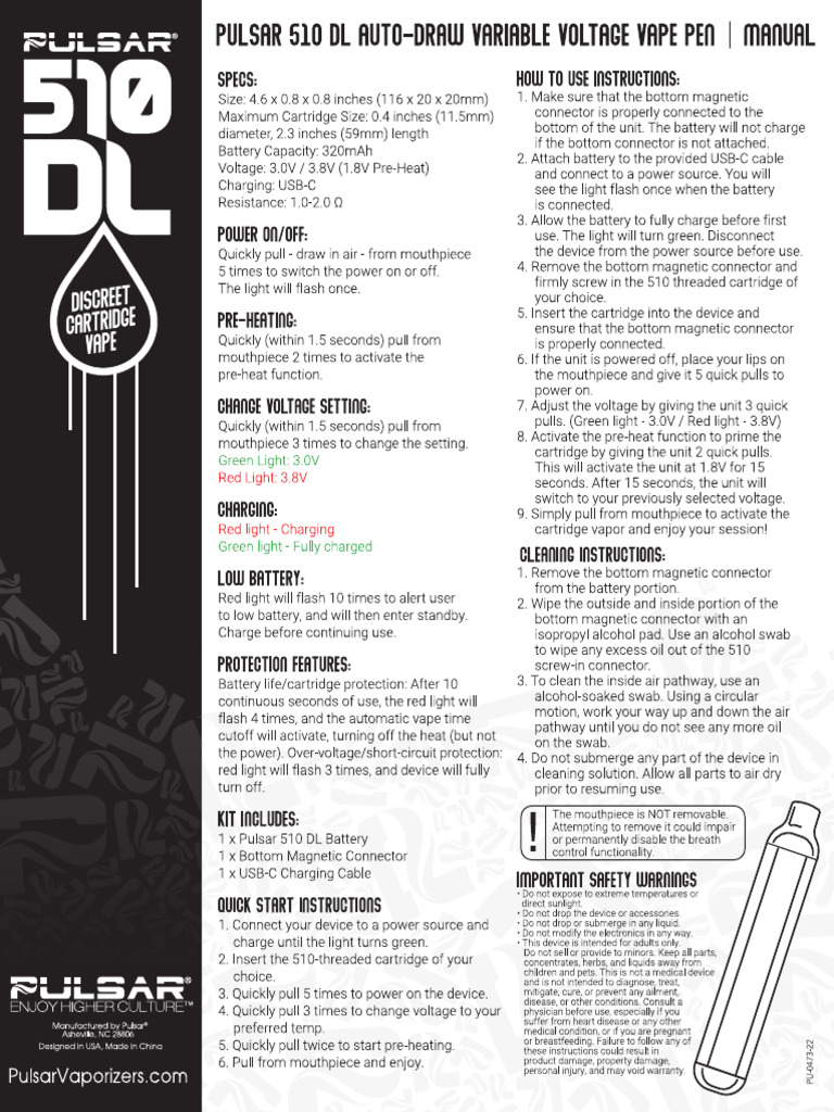 510DL OnlineManual | PDF