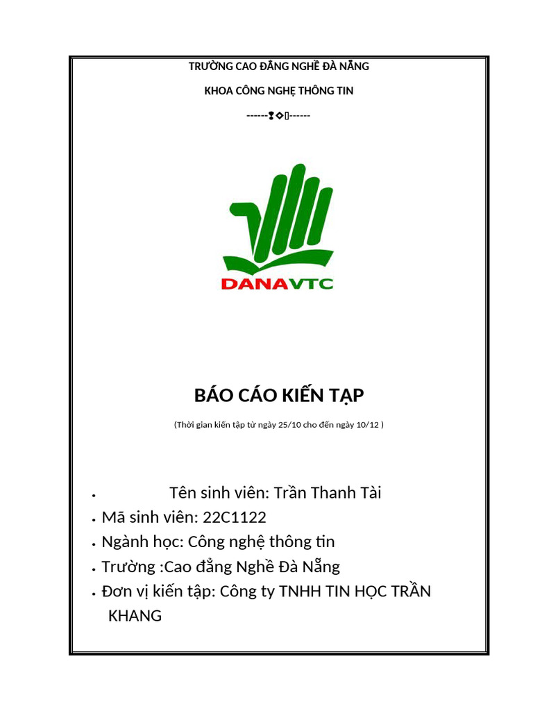 Báo Cao Kien Tap | PDF