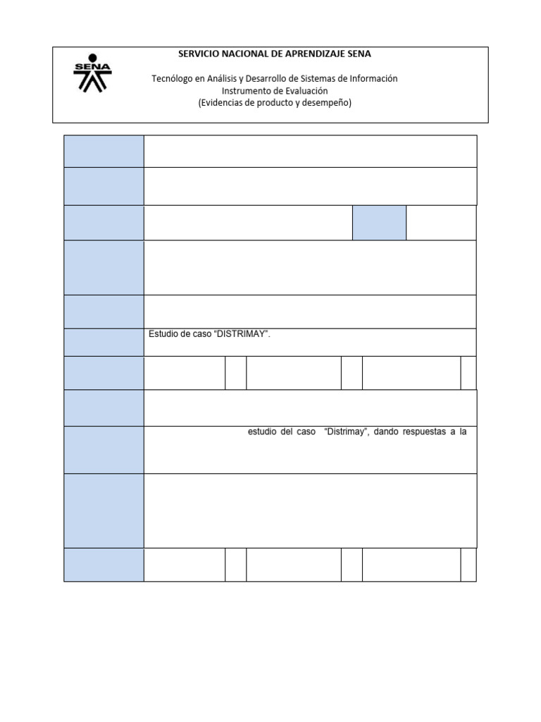 IE AP04 AA5 EV08 Caso Estudio Distrimay | PDF | Caso de estudio | Evaluación