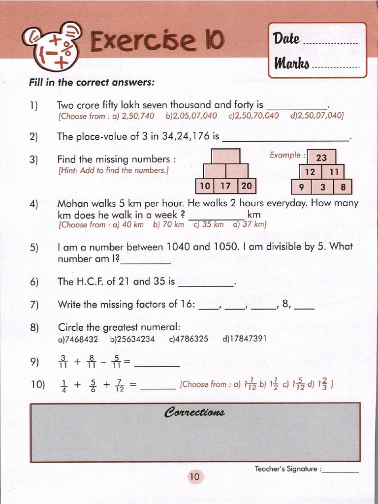 Class 5 Mental Maths-14 | PDF