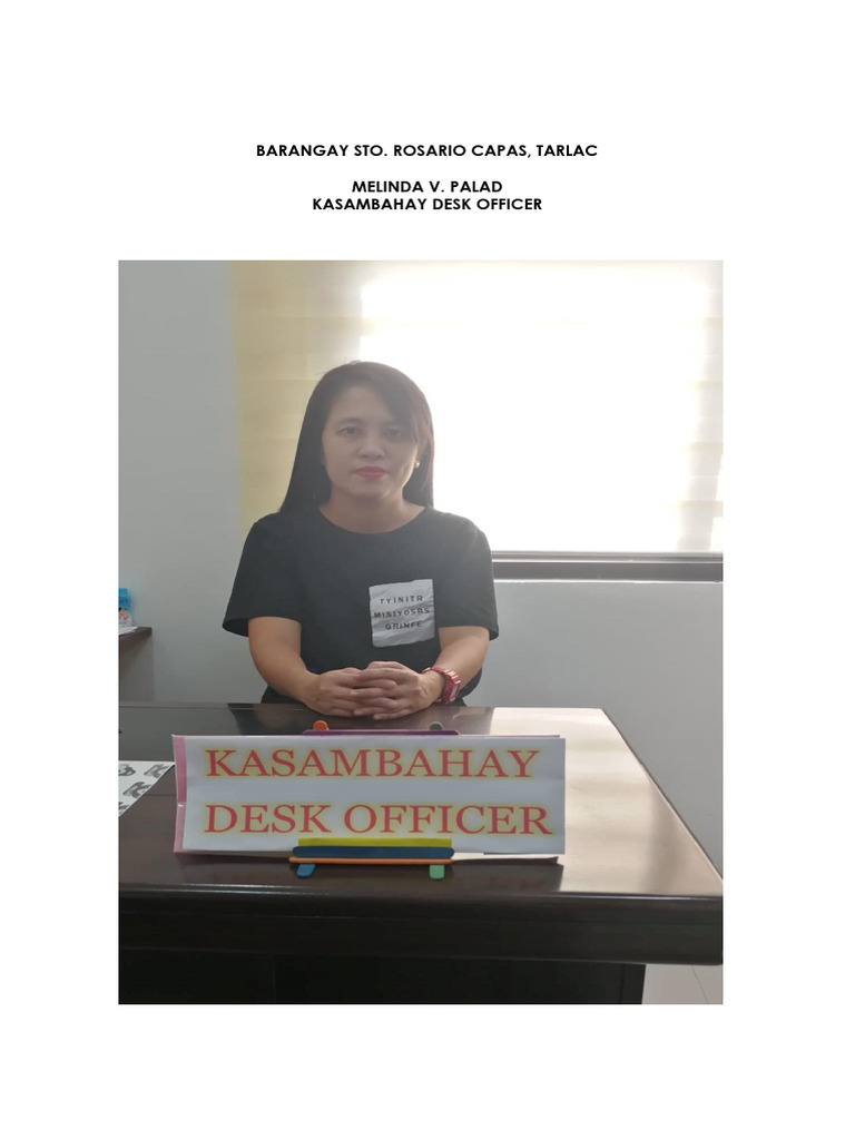 Barangay Sto. Rosario Overview | PDF