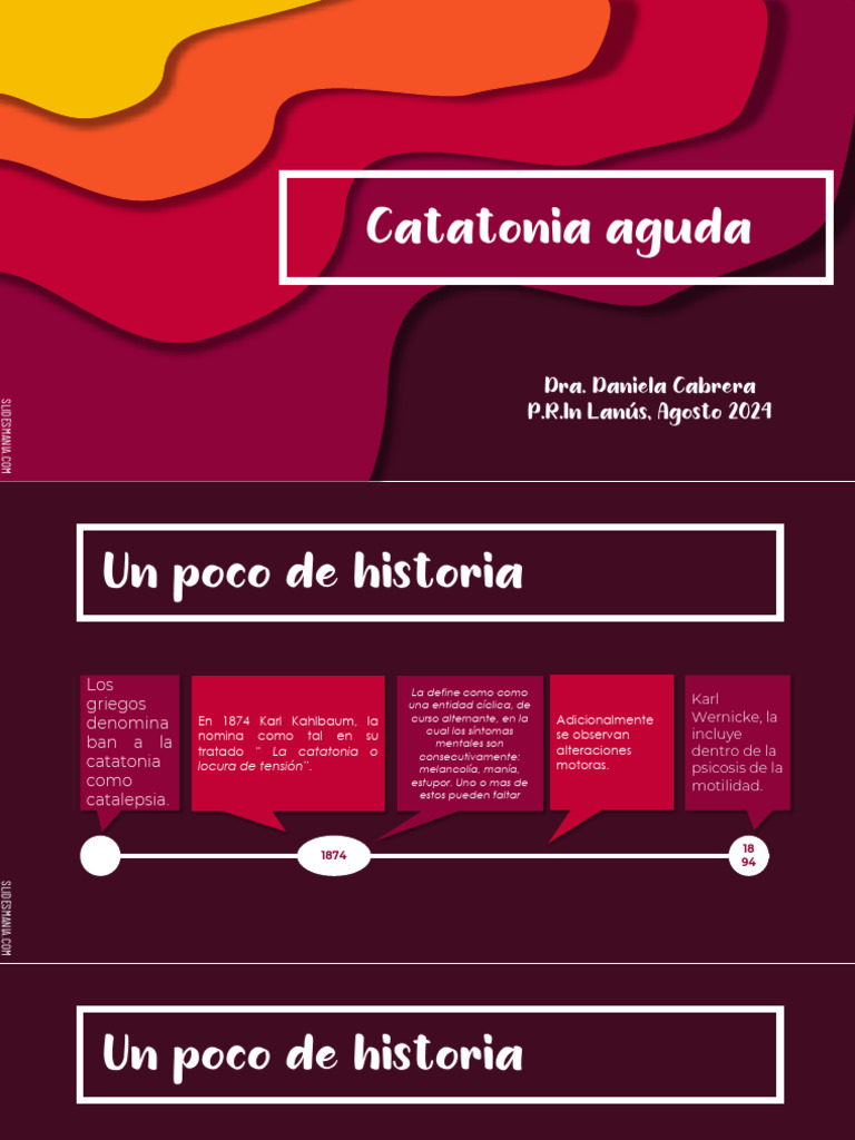 Catatonia | PDF | Enfermedades y trastornos | Causas de la muerte