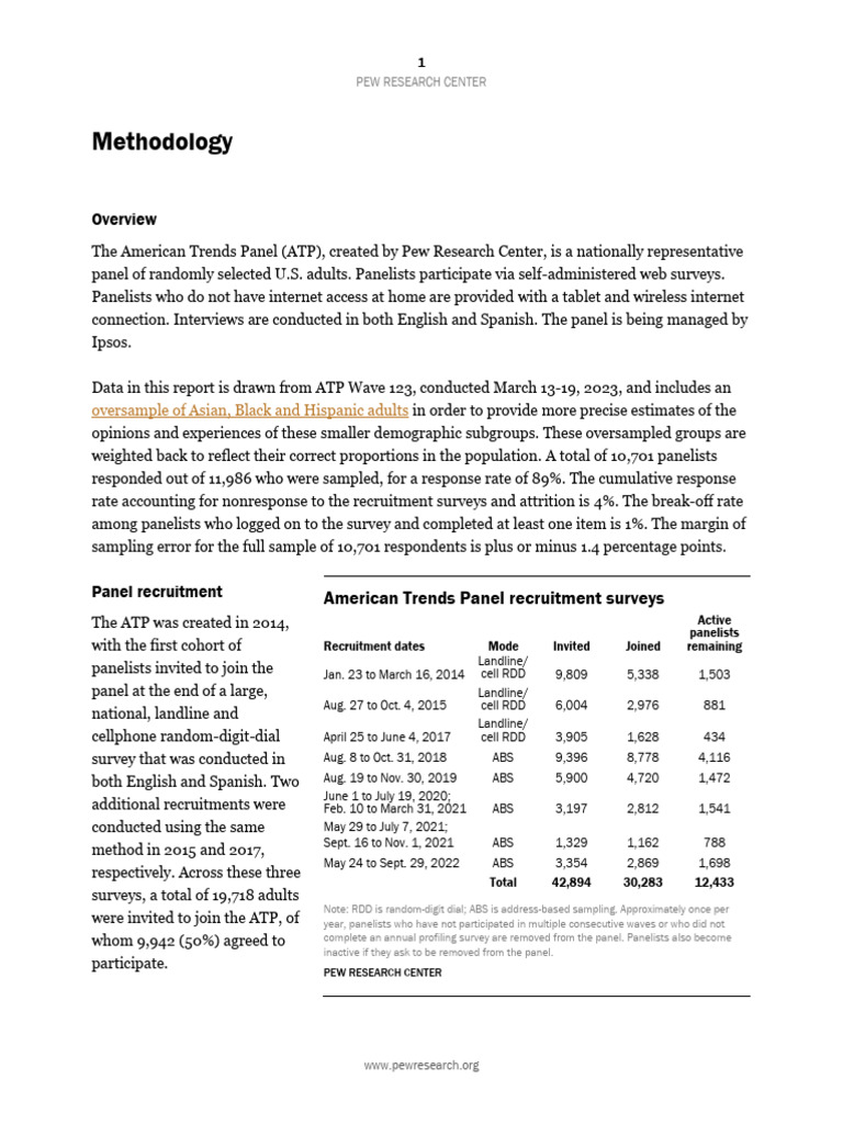 SR 2023.05.24 Chatgpt Methodology | PDF | Cost Of Living | Sampling (Statistics)