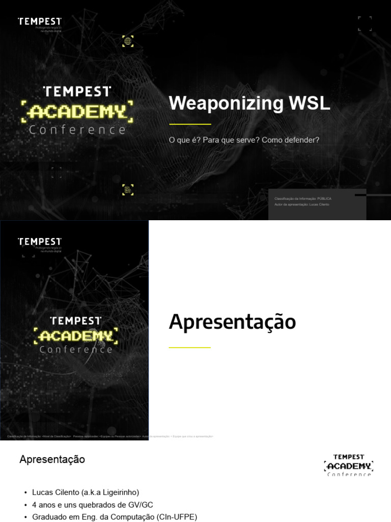 17_30_Lucas-Cilento_Tempest_-Weaponizing-WSL | PDF | Linux | Microsoft Windows