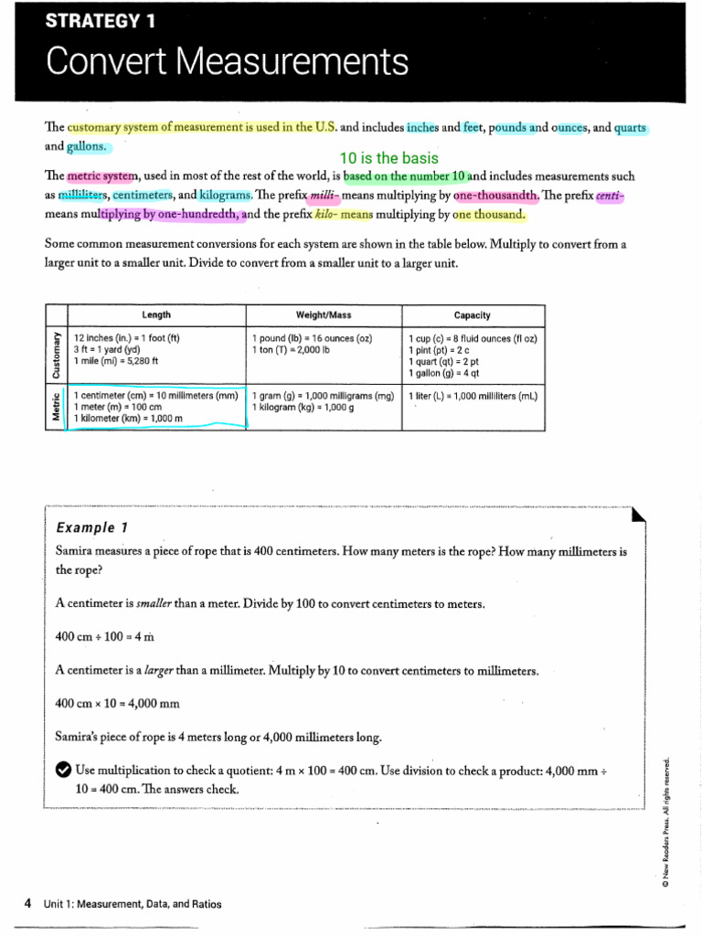 Convert Measurements | PDF