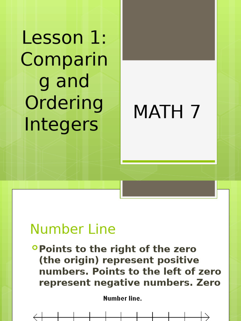 Integers Q3 W4 Grade 7 | PDF