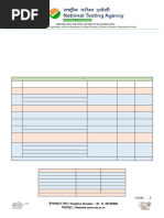 NFSU NFAT Score Card 2025 | PDF