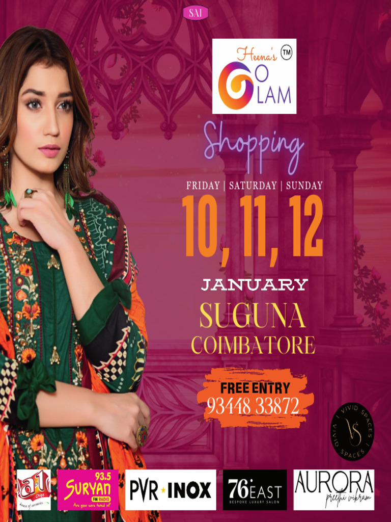 Go Glam Poster 96x96 in | PDF