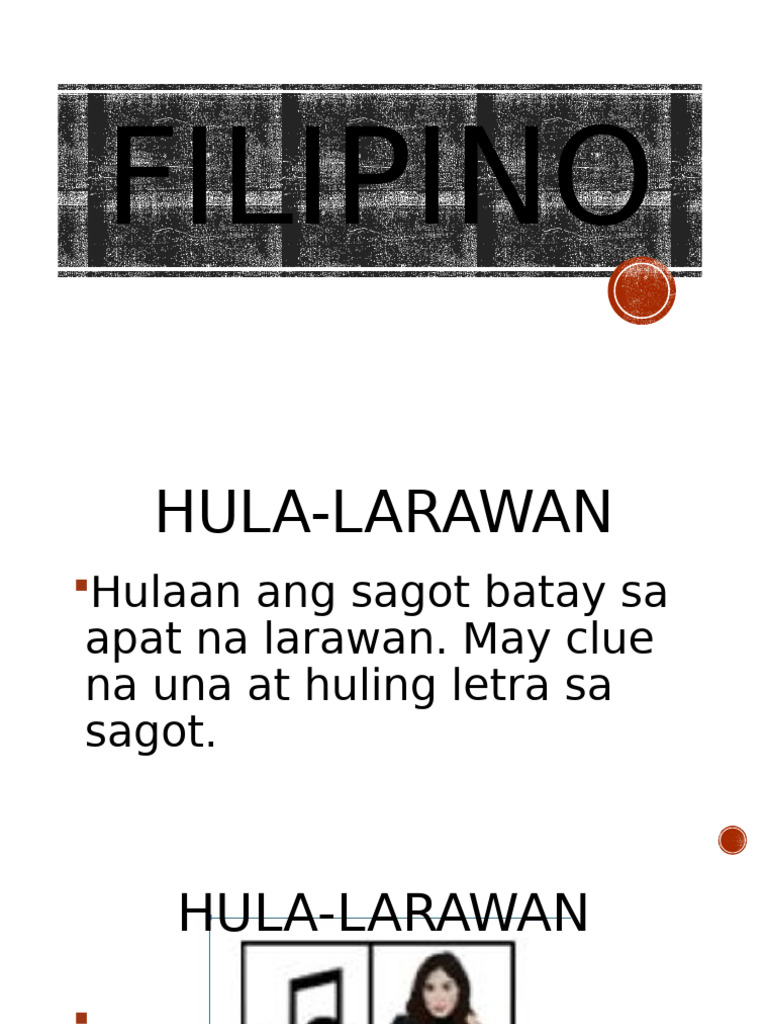 Filipino Hula Larawan | PDF