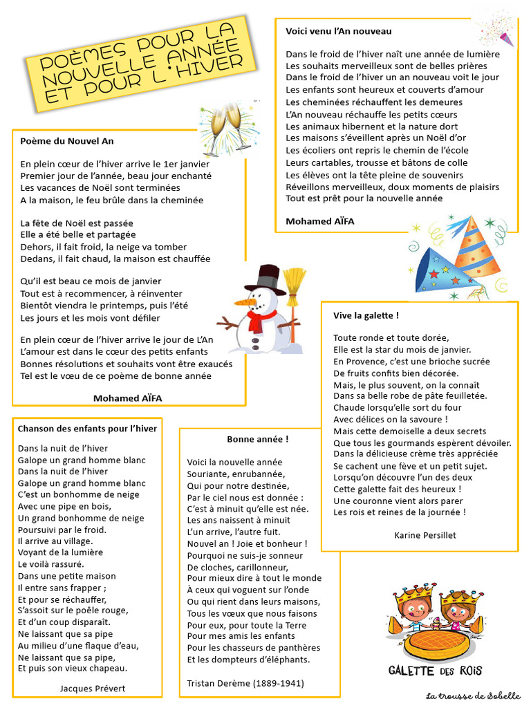 Poèmes pour le Nouvel An | PDF