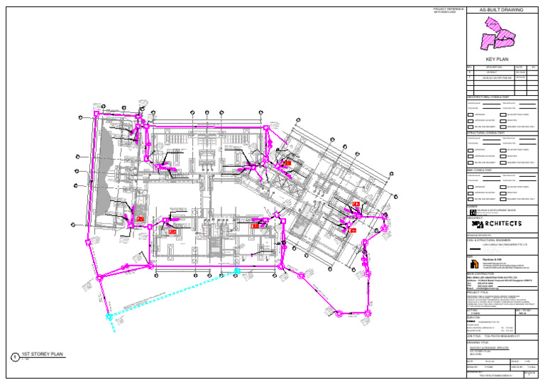 TBC17 - ESL - FD - M&E - 233B - S-01 - As Built-Layout1 | PDF