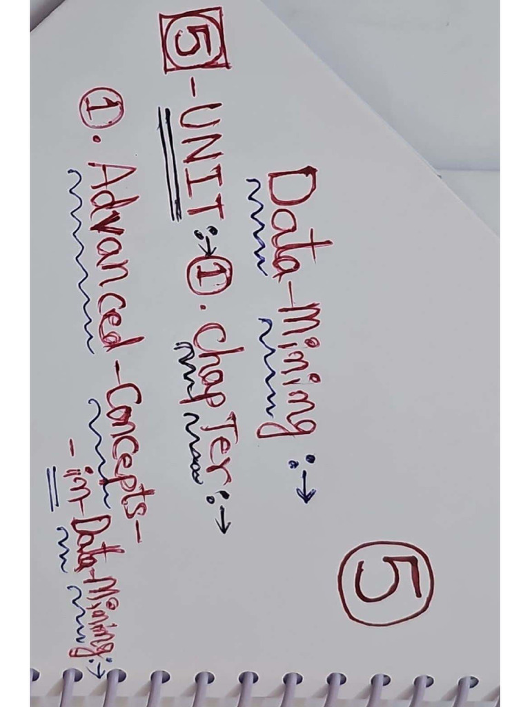 DATA MINING-1,2,3,4, & 5-UNITs & QPs | PDF