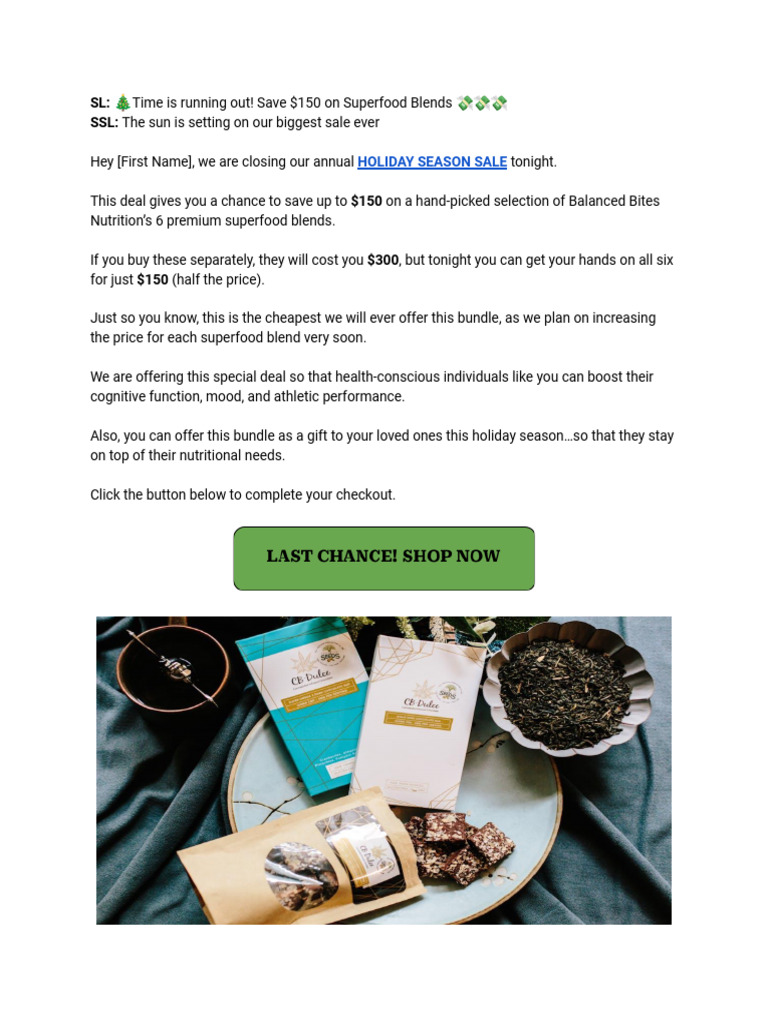 Special Discount Email | PDF