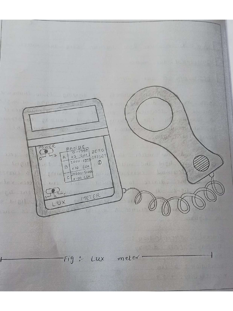 Illumination Measurement Notes | PDF