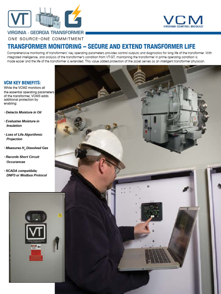 vcm-Tr Monitoring brochure | PDF | Scada | Transformer vcm-Tr Monitoring brochure | PDF | Scada | Transformer