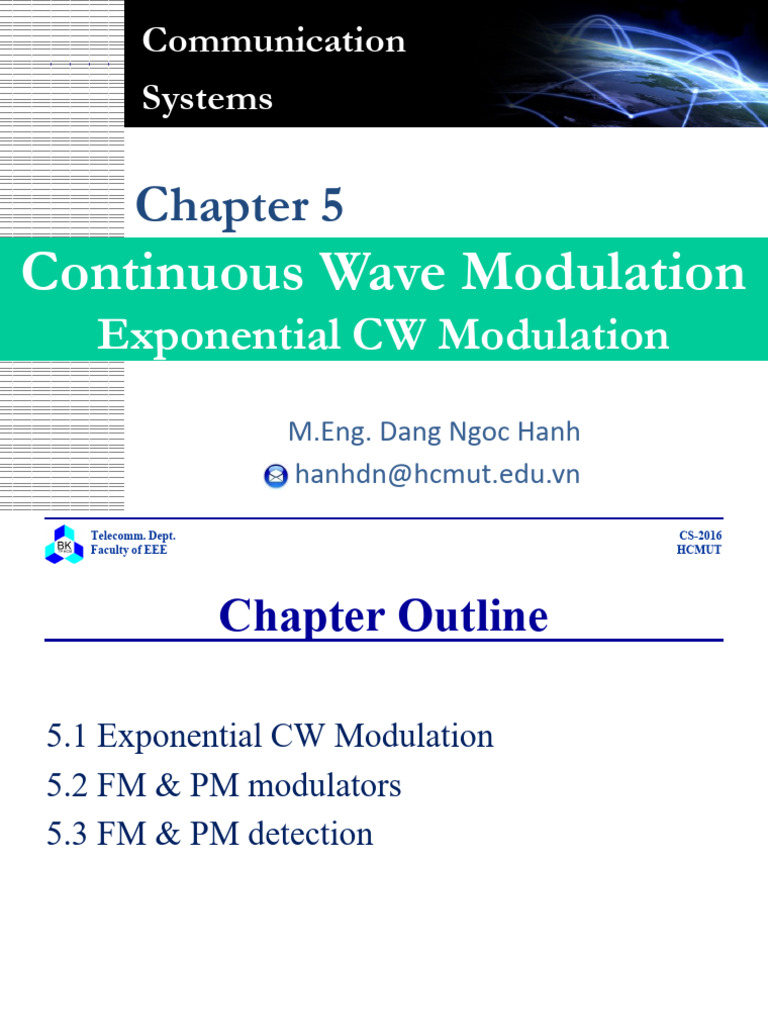 CS Chapter5 2024 | PDF | Frequency Modulation | Modulation