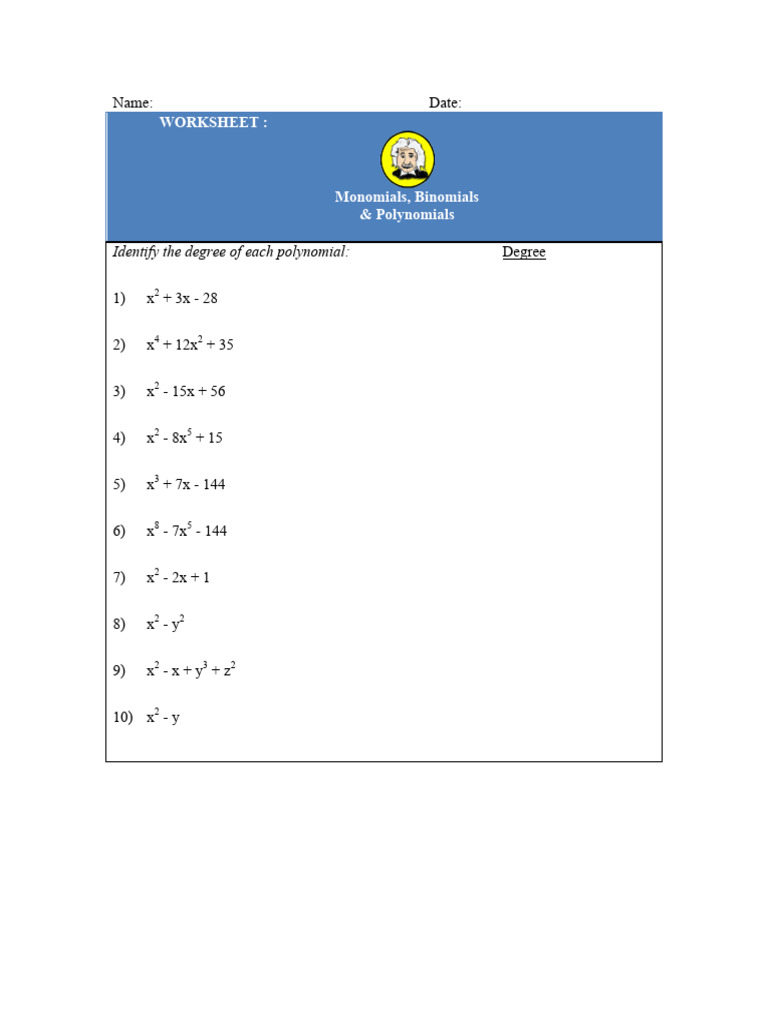 L2_Binomials_Polynomials | PDF | Polynomial | Computational Science