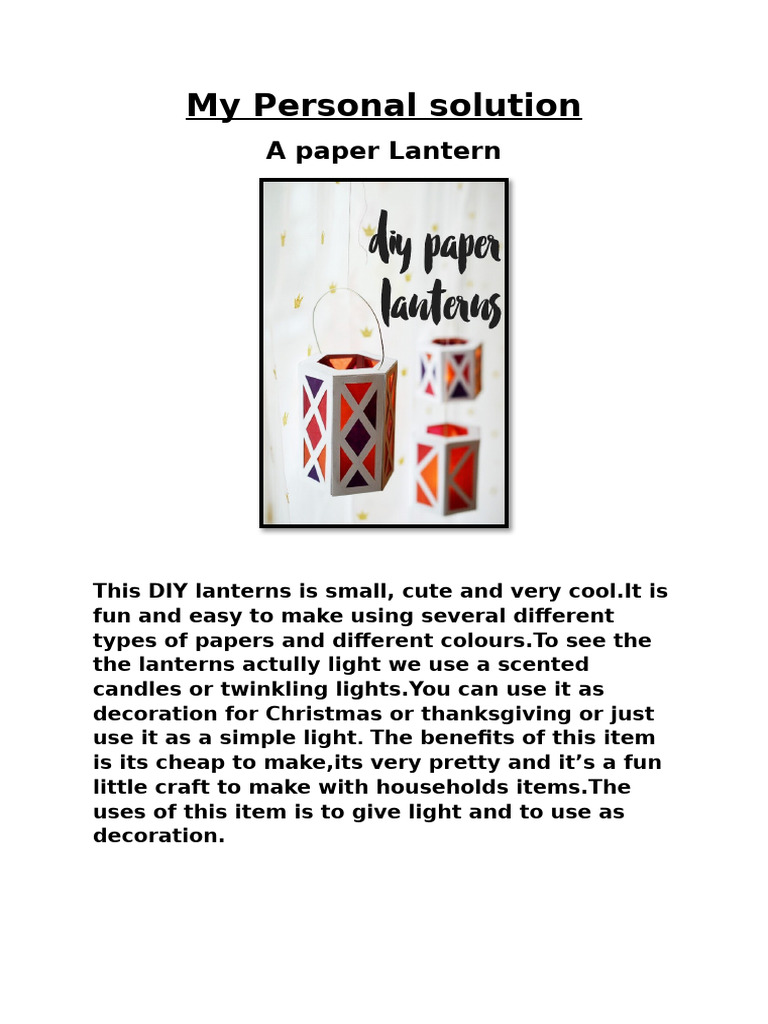 my personal solution | PDF