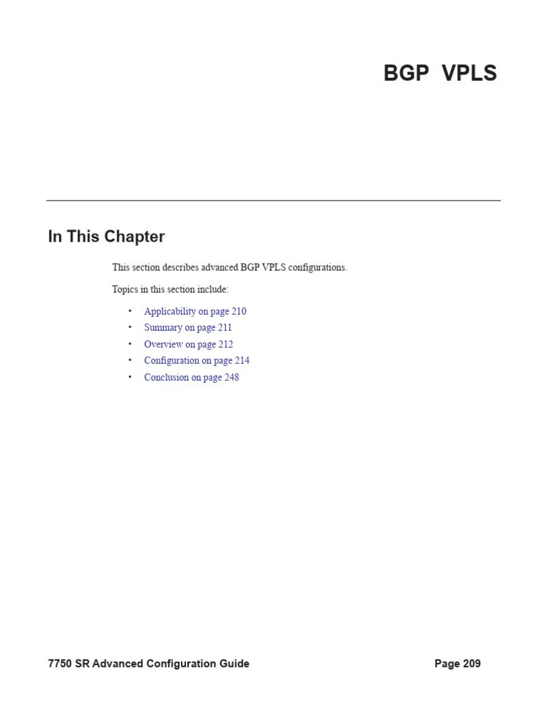 BGP-VPLS | PDF | Network Architecture | Network Protocols