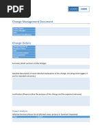 Engineering Change Notice Template | PDF