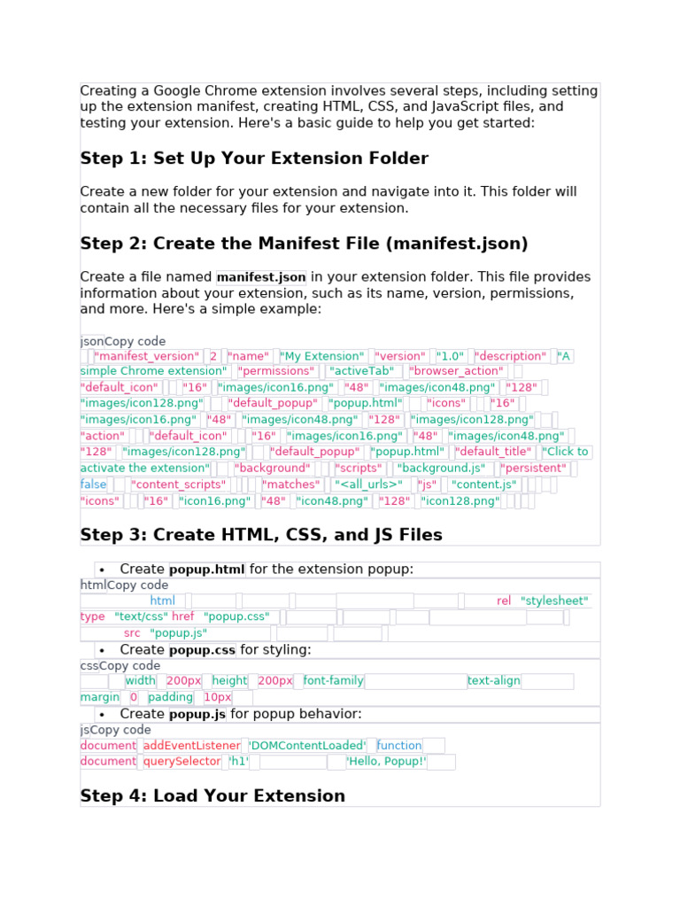Beginner's Guide to Chrome Extensions | PDF | Computer File | Software Engineering