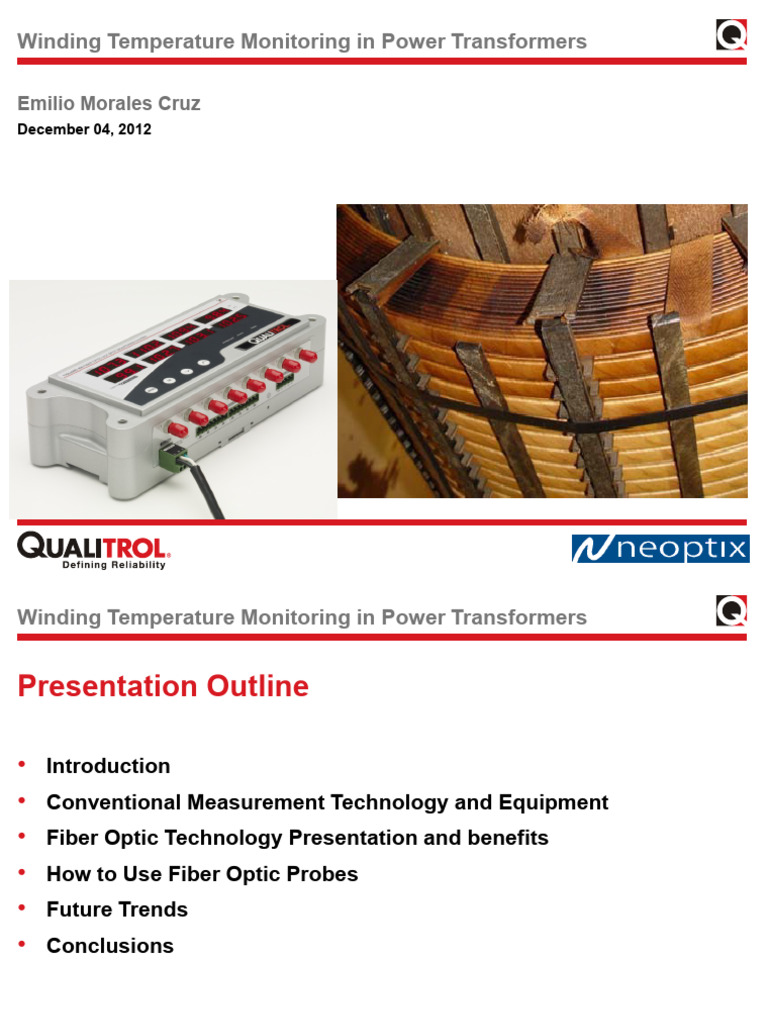Winding Temperature Monitoring | PDF | Gallium Arsenide | Transformer