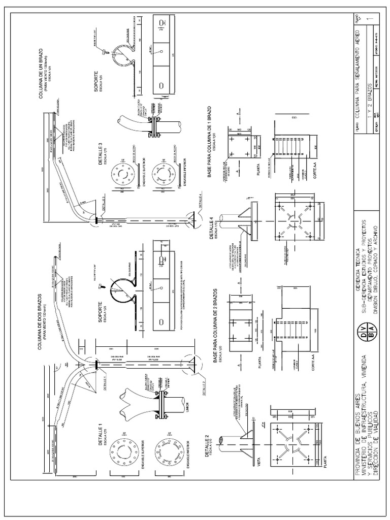 F-II-476 (Columna 1 y 2 Brazos) | PDF