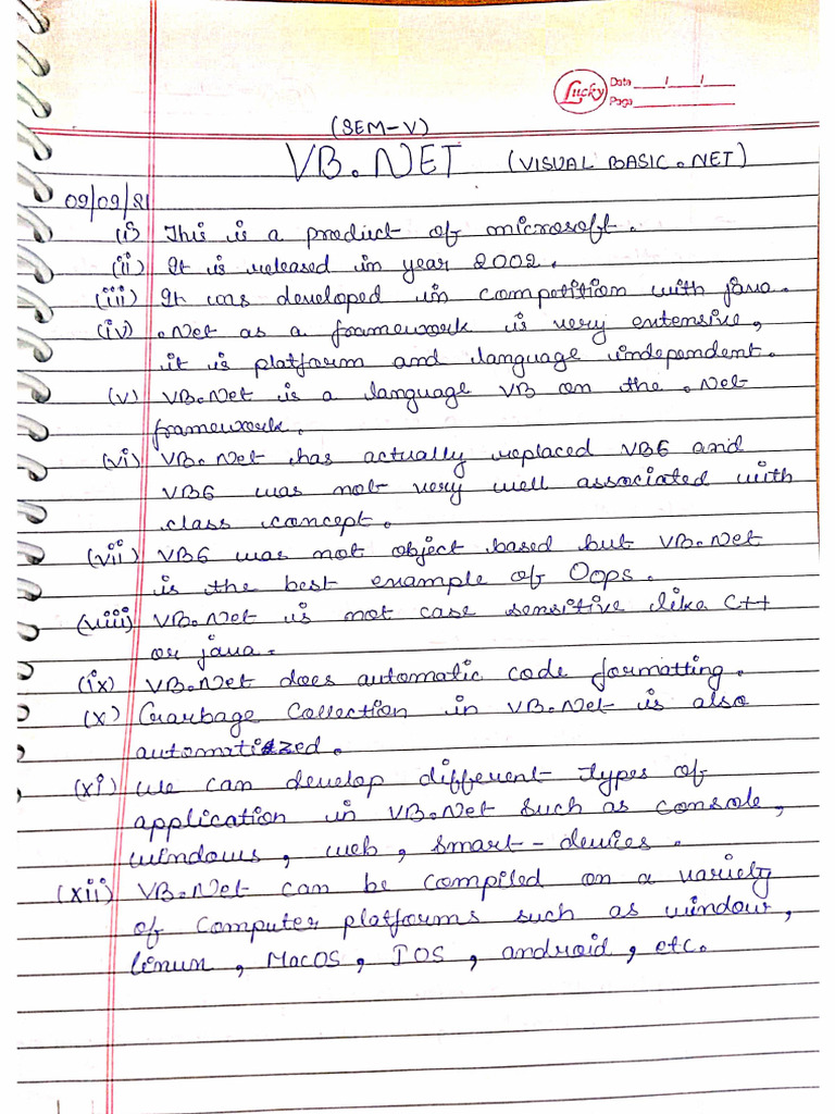 Prerna VB. Net | PDF