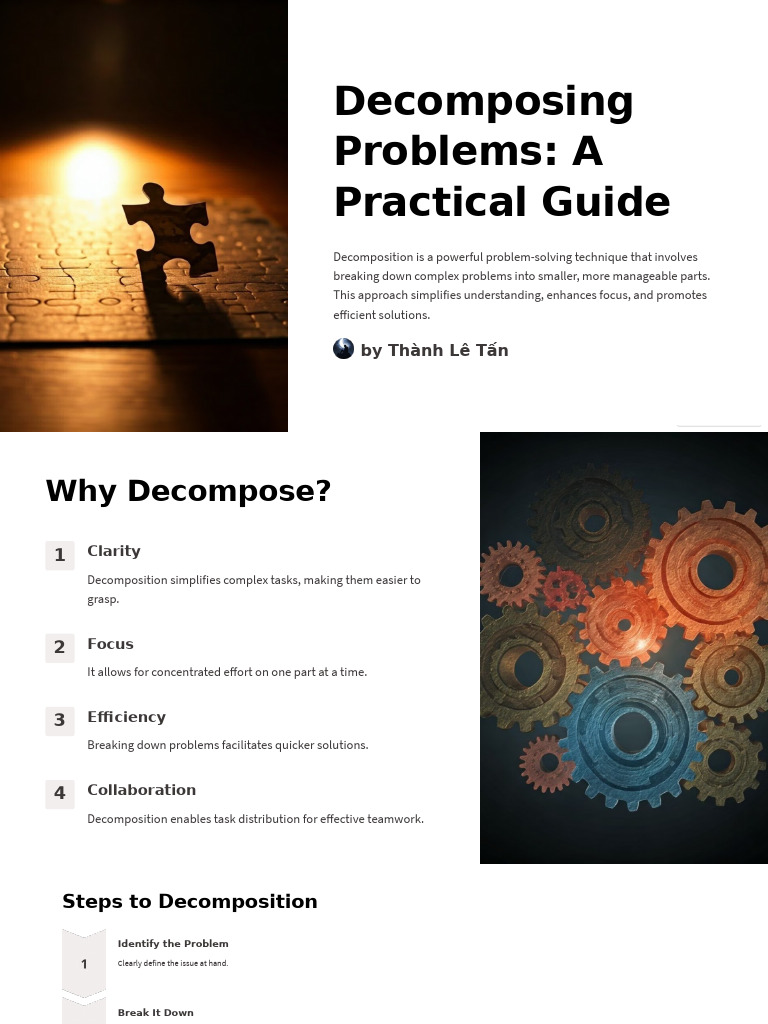 Decomposing Problems A Practical Guide | PDF | Computer Programming ...