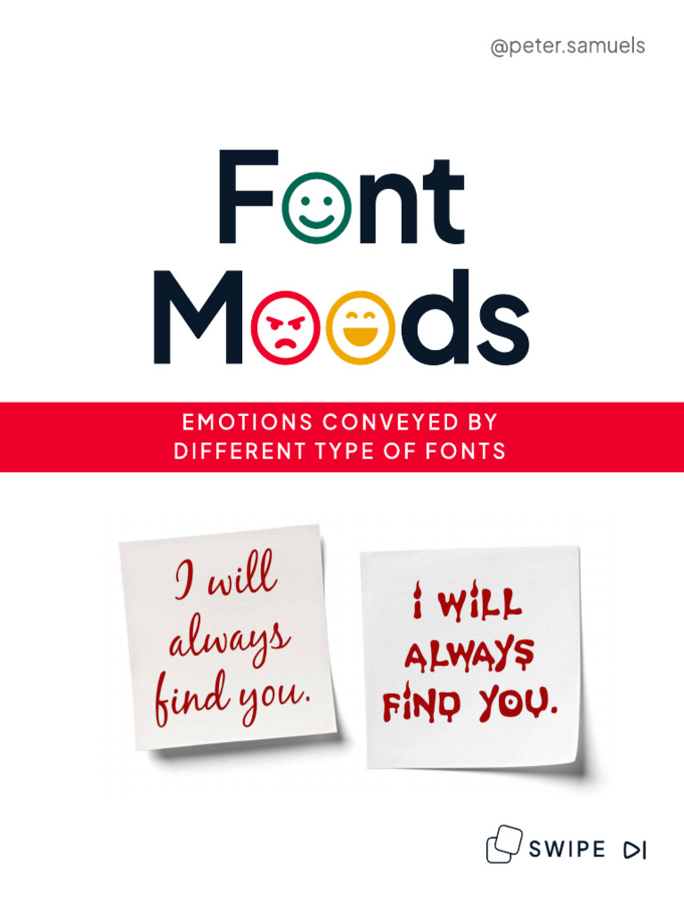 Emotions Conveyed by Font Types | PDF
