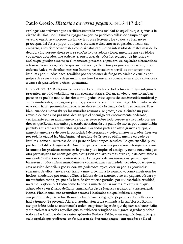 Paulo Orosio | PDF
