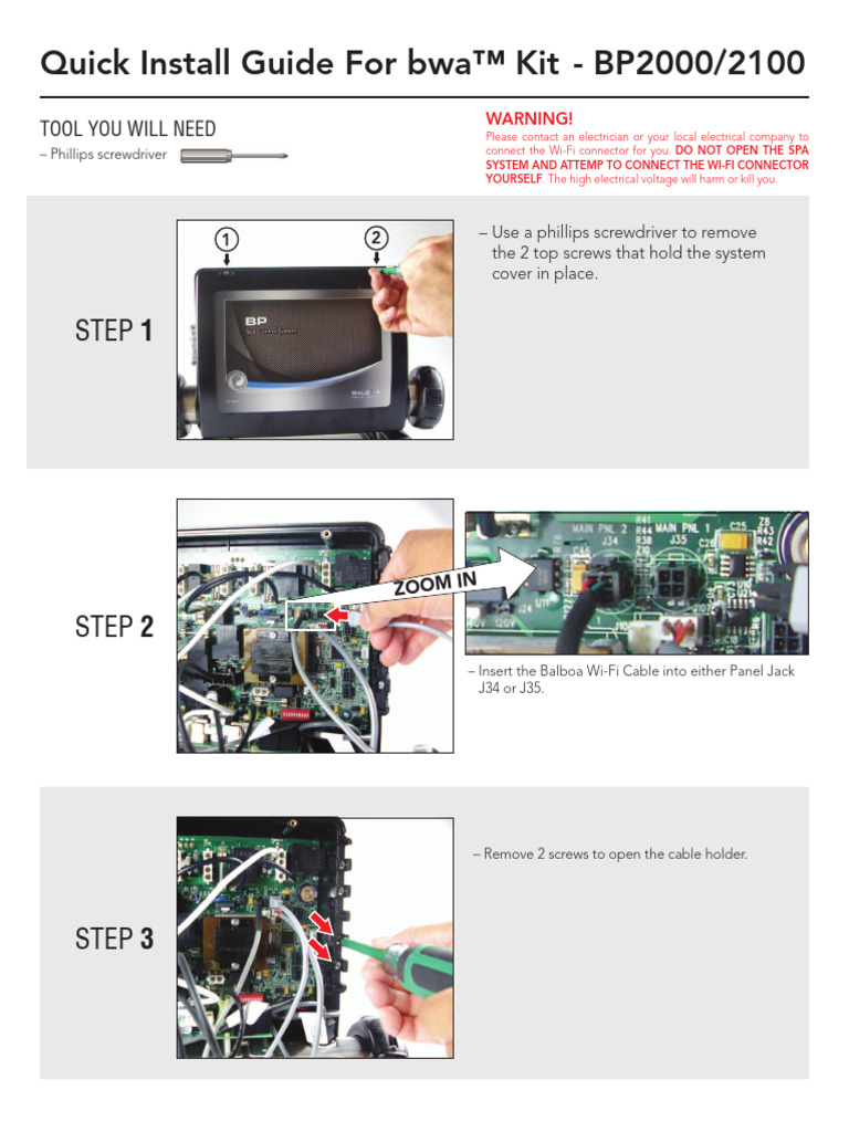 Installation For BP2000 - BP2100 | PDF | Electrical Connector | Electric Power