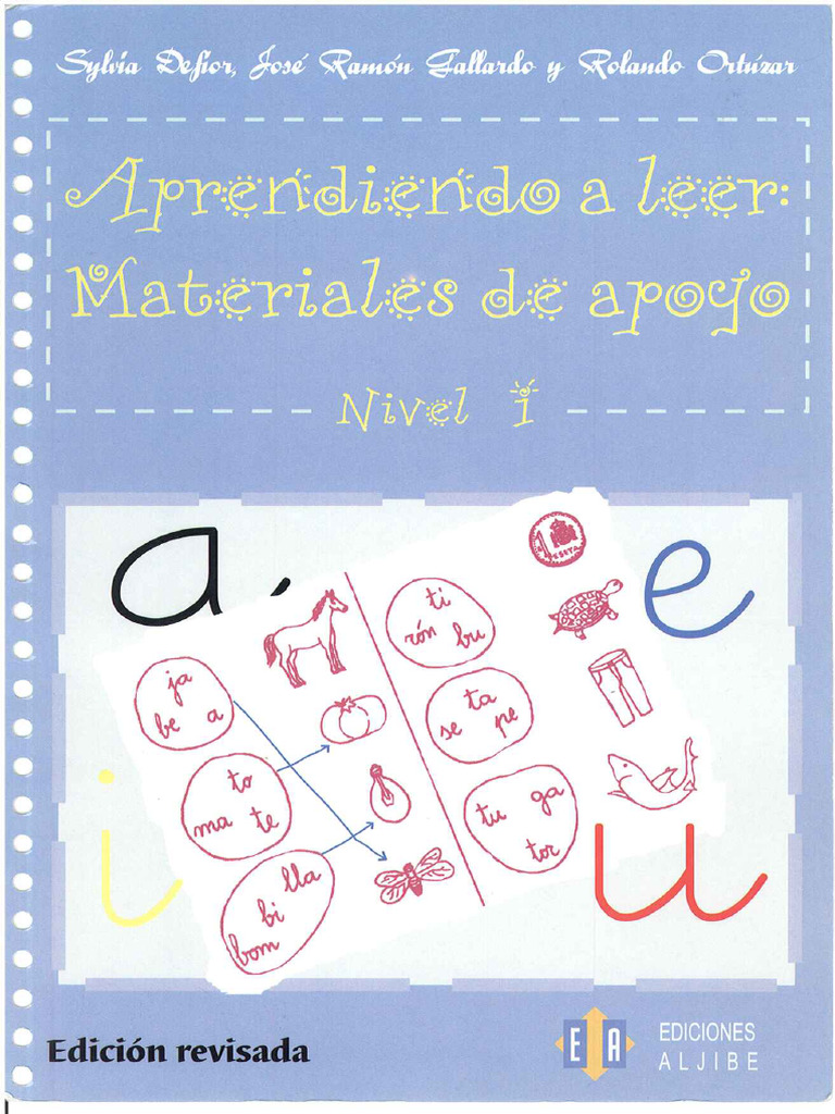 Aprendiendo A Leer Nivel 1 | PDF