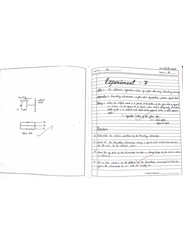 Physics (Experiment-7) | PDF